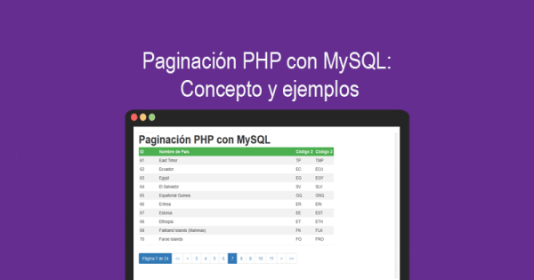 Paginación PHP con MySQL: Concepto y ejemplos » BaulPHP