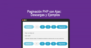 Paginación PHP con Ajax: Descargas y Ejemplos » BaulPHP