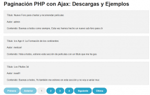 Paginación PHP con Ajax: Descargas y Ejemplos » BaulPHP