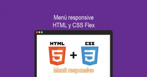 Menú responsive HTML y CSS Flex » BaulPHP