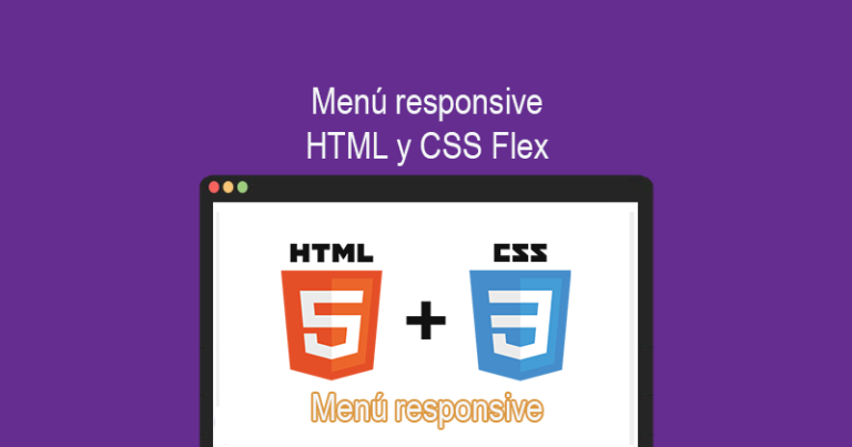 Menú responsive HTML y CSS Flex » BaulPHP