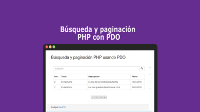 Paginación usando PHP MySqli Bootstrap » BaulPHP