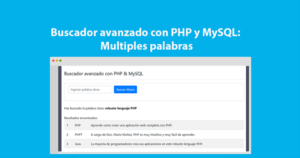 Buscador avanzado con PHP y MySQL: Múltiples palabras » BaulPHP