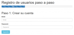 Formulario con pasos BootStrap usando PHP, BootStrap » BaulPHP