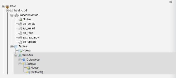 PHP CRUD usando Procedimiento Almacenado » BaulPHP