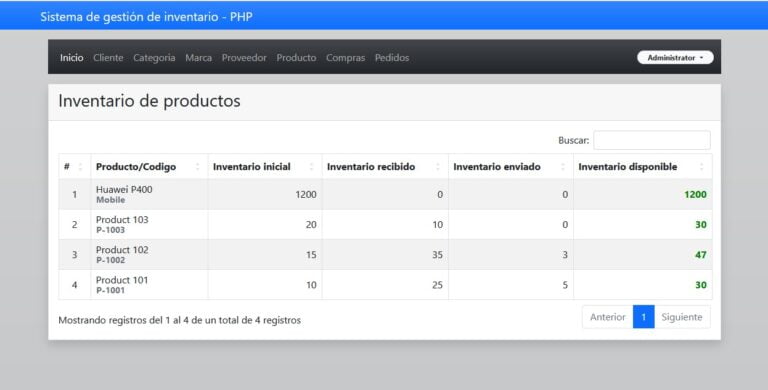Sistema de gestión de inventario simple en PHP/OOP » BaulPHP